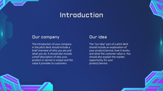 Game Design Pitch Deck Presentation