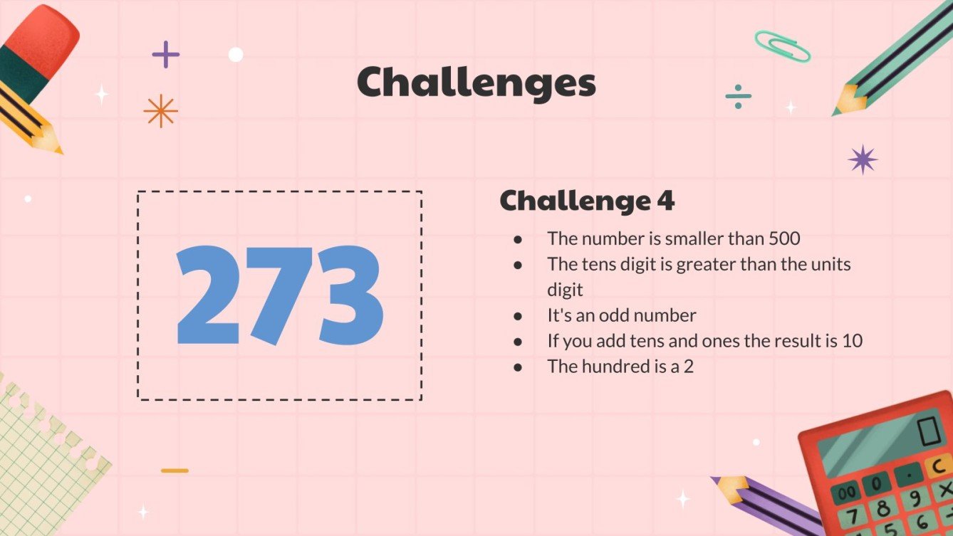 Mathematical Challenge. Three-digit Numbers. GBL