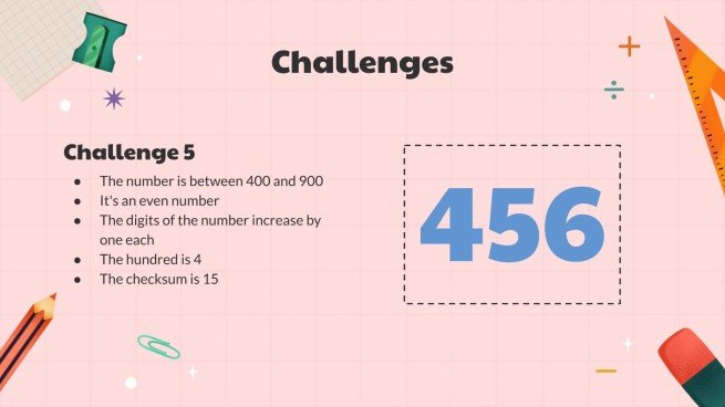 Mathematical Challenge. Three-digit Numbers. GBL