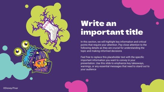 Monsters, Inc. Presentation