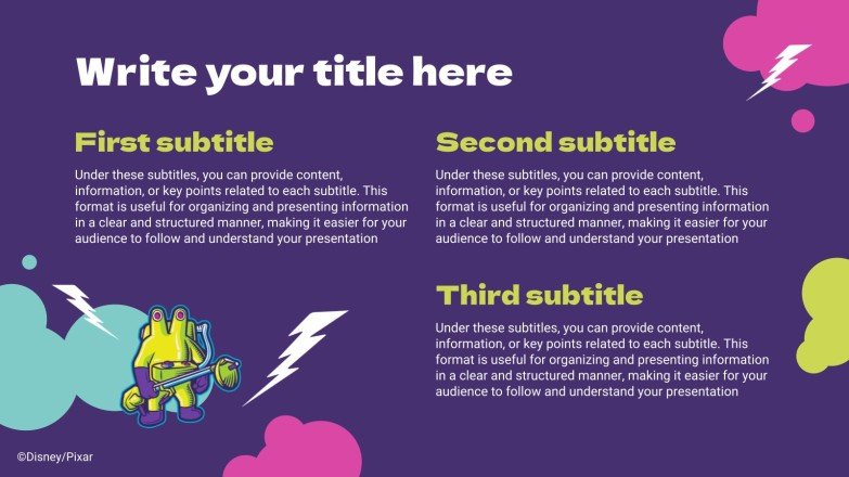 Monsters, Inc. Presentation