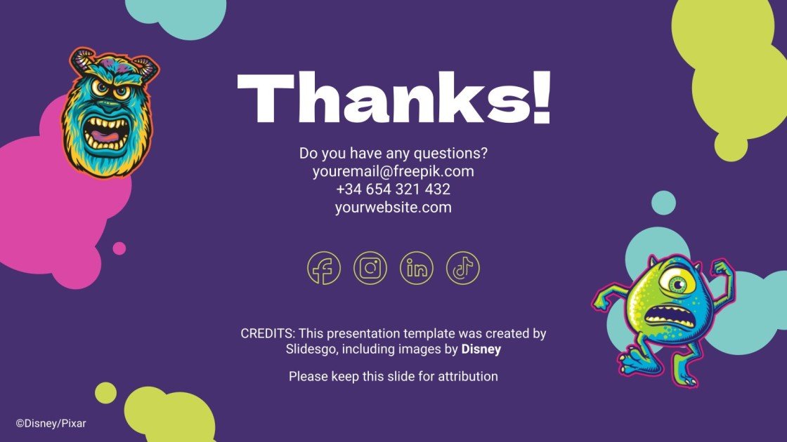 Monsters, Inc. Presentation