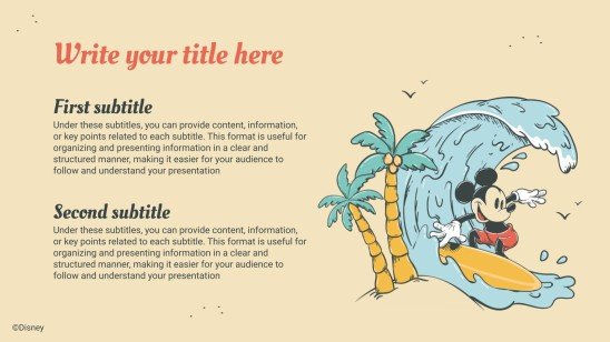 Mickey and Friends Enjoy Summer Presentation