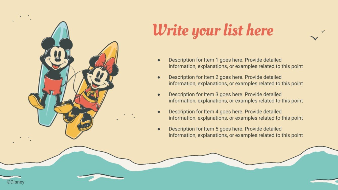 Mickey and Friends Enjoy Summer Presentation