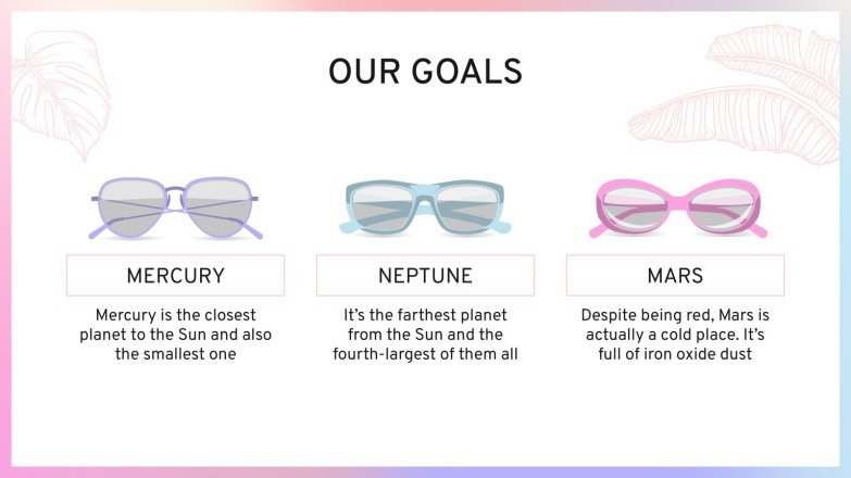 Sun Glasses MK Campaign Presentation