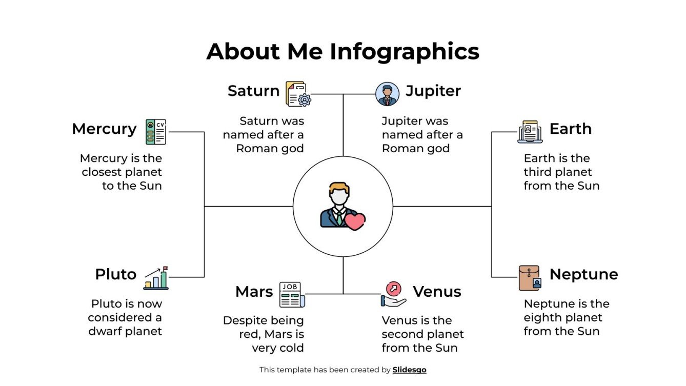 About Me Infographics Template