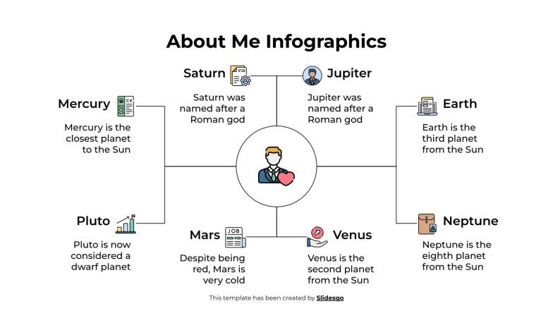 About Me Infographics Template