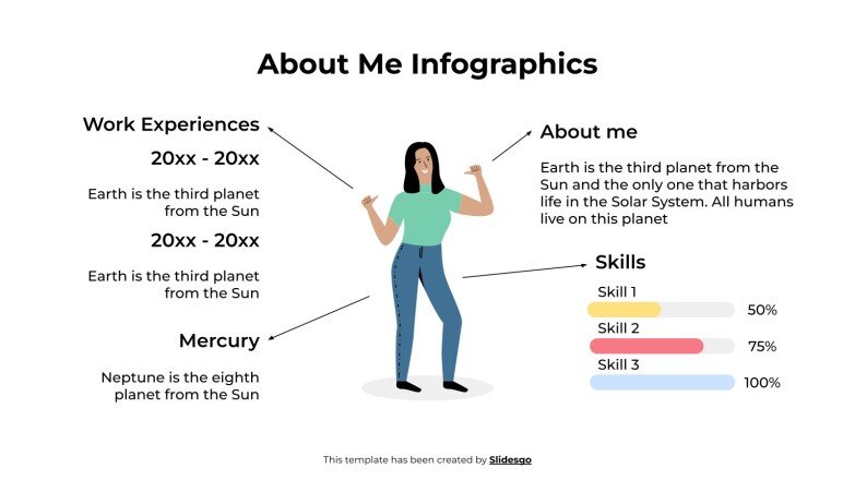 About Me Infographics Template