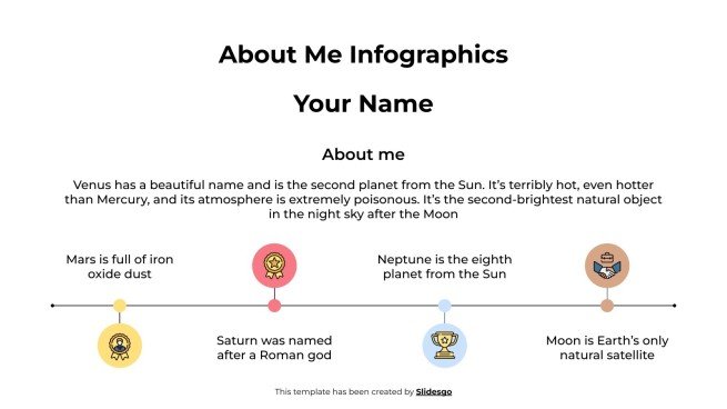 About Me Infographics Template