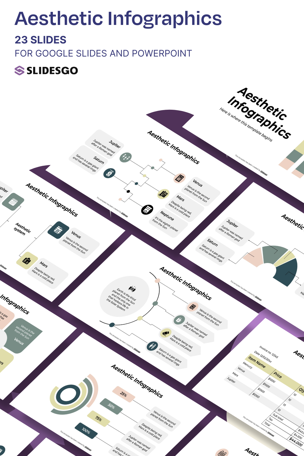 Aesthetic Infographics Template