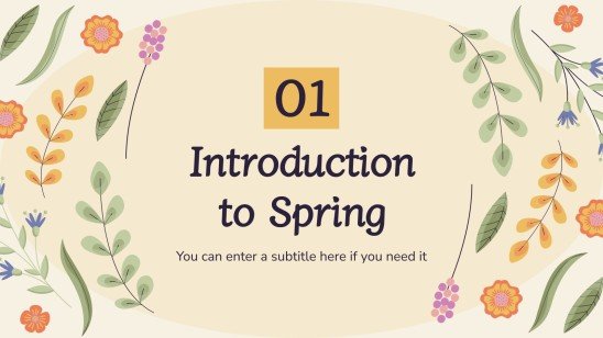 It's Spring Season Presentation