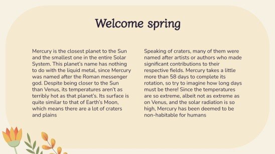 It's Spring Season Presentation