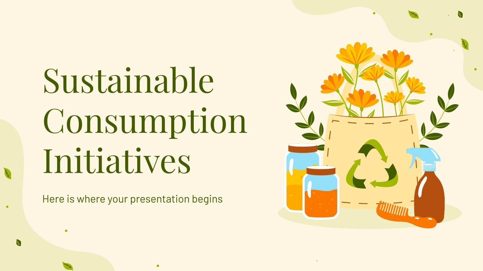 Sustainable Consumption Initiatives Presentation