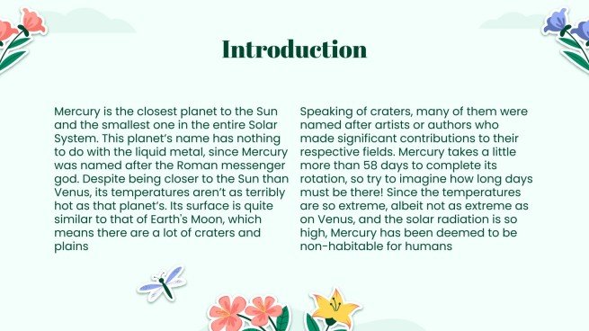 Spring Season Theme Presentation