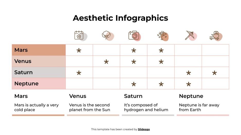 Aesthetic Infographics Template