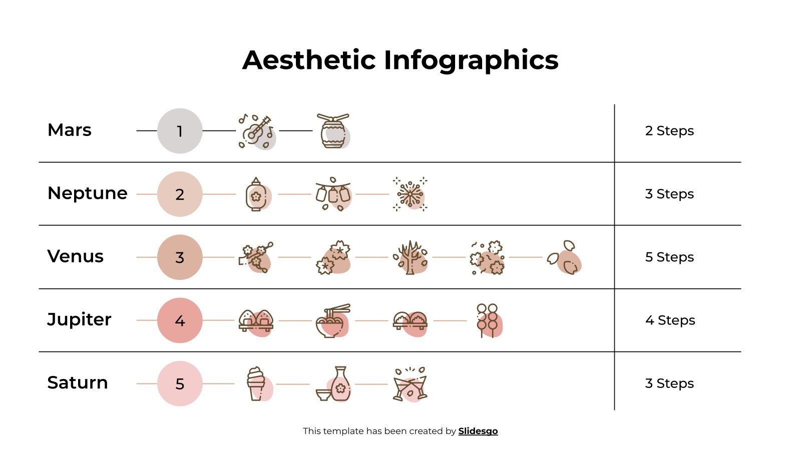 Aesthetic Infographics Template