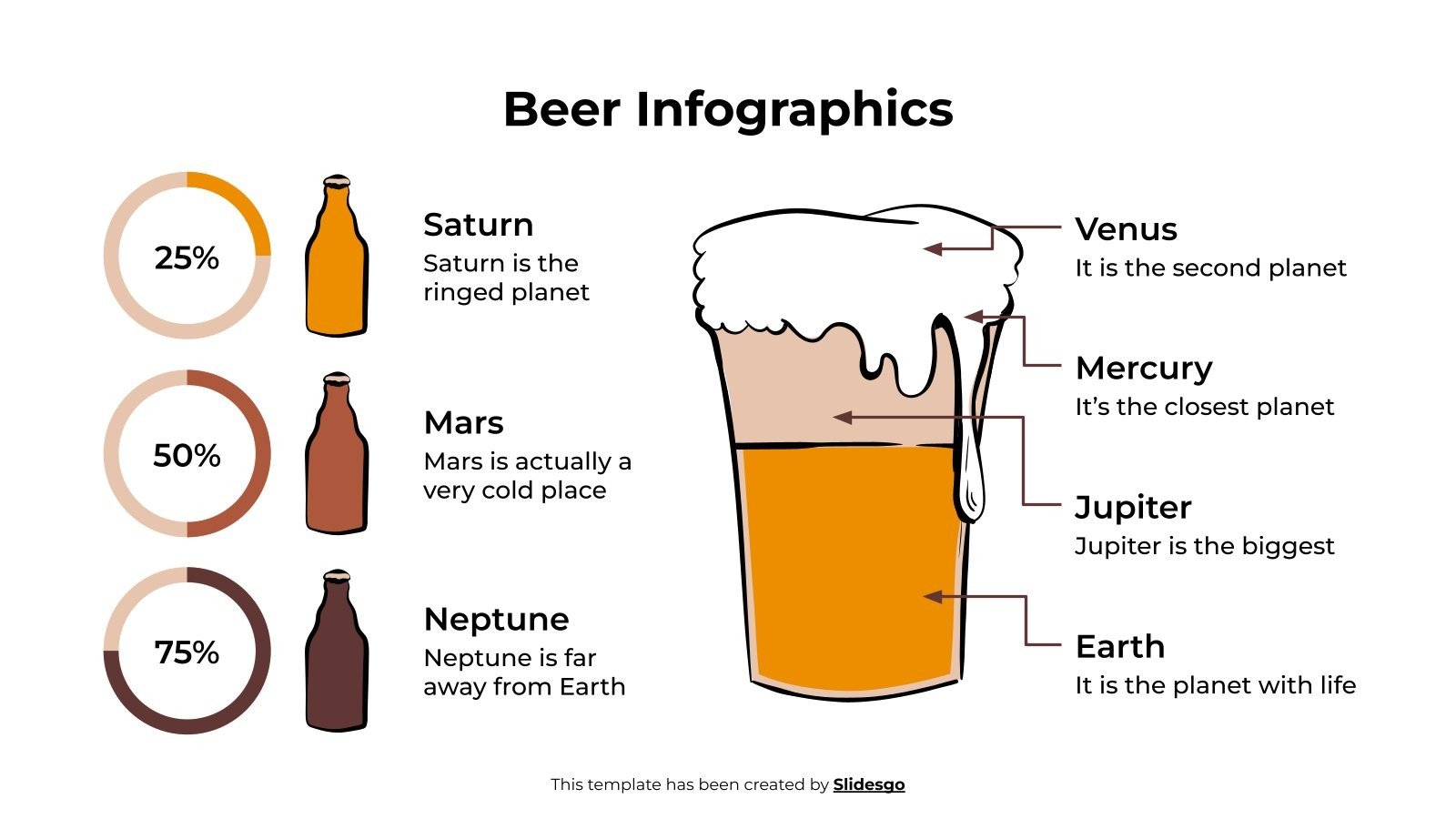 Beer Infographics Template