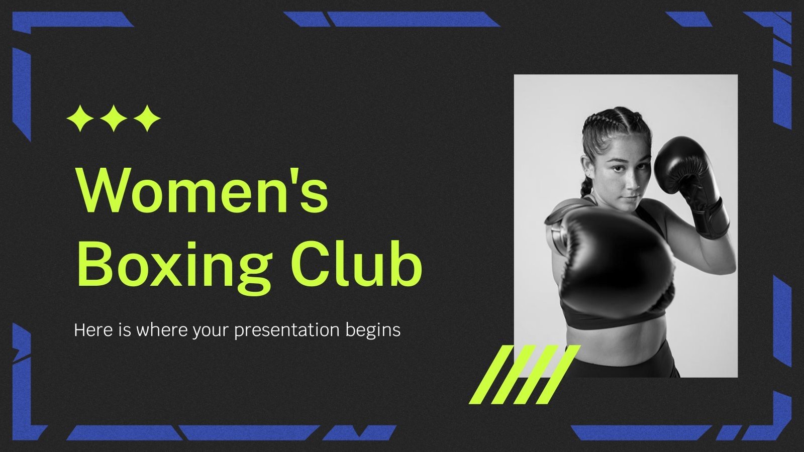 Free templates about Boxing for Google Slides & PowerPoint