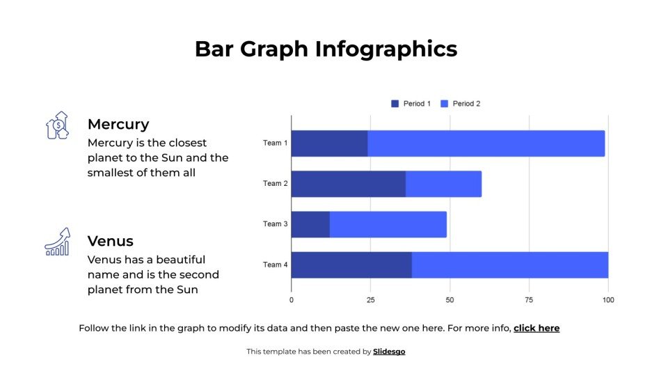 Bar Graph Infographics Template