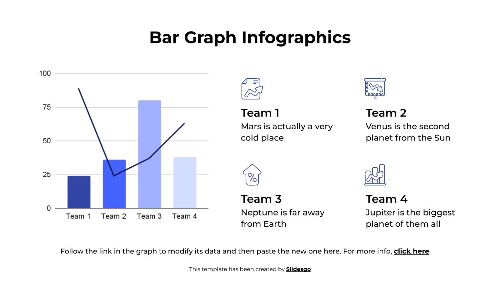 Bar Graph Infographics Template
