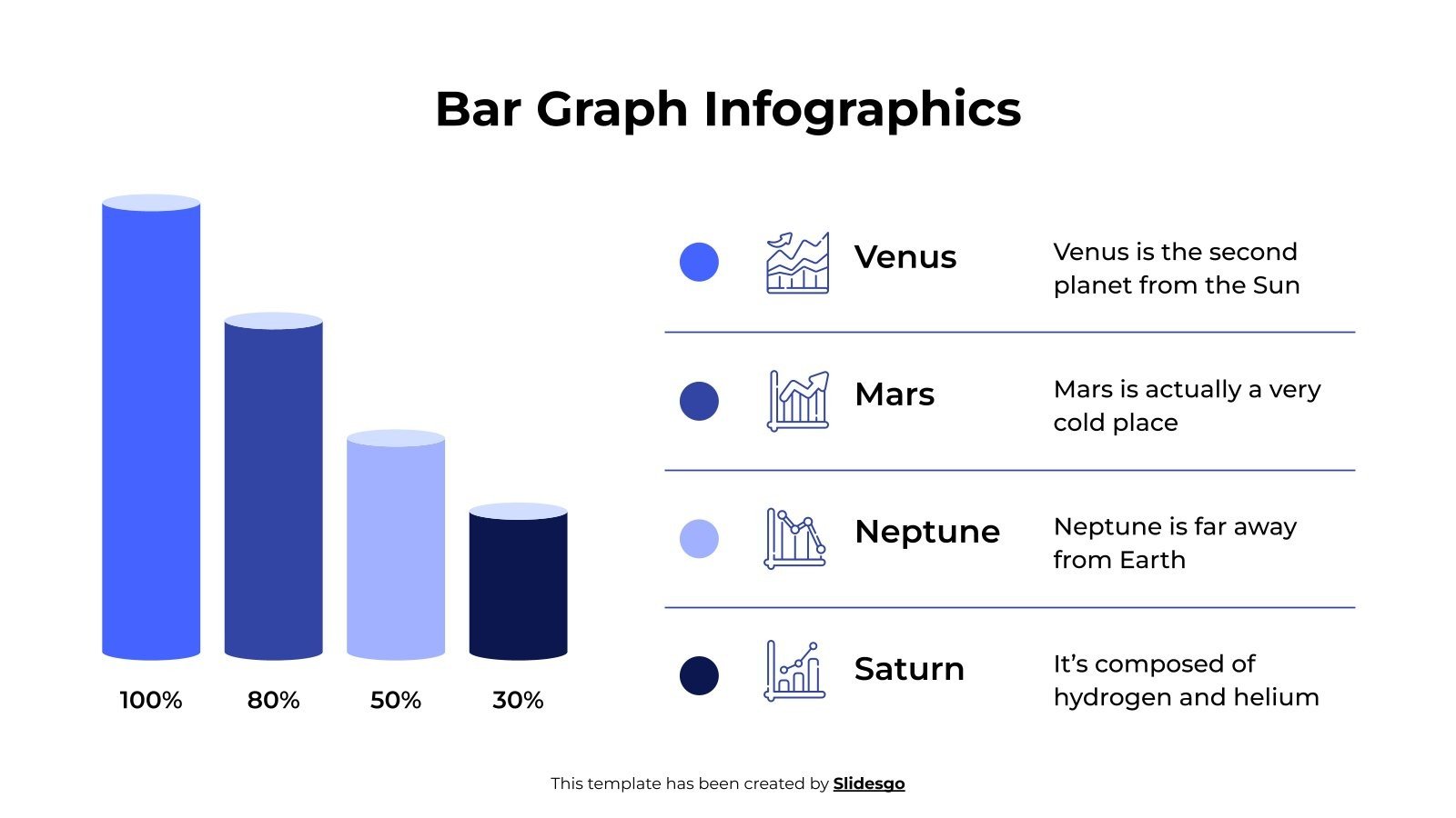 Bar Graph Infographics Template