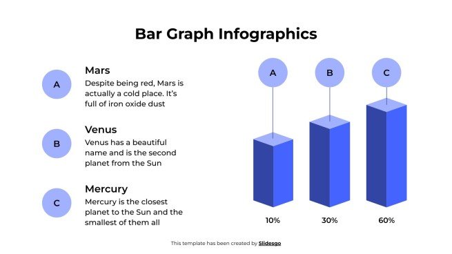Bar Graph Infographics Template
