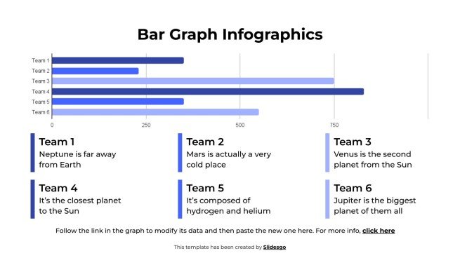Bar Graph Infographics Template