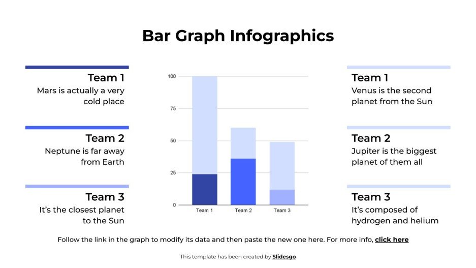 Bar Graph Infographics Template