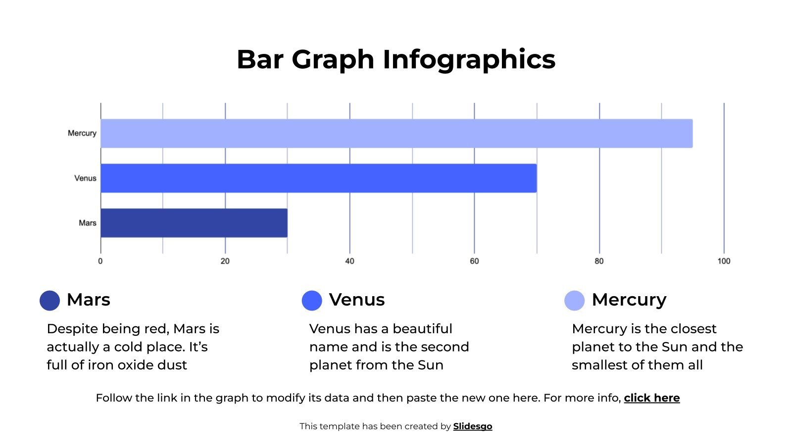 Bar Graph Infographics Template