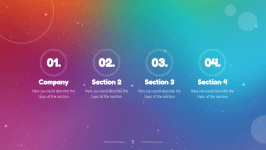 Rainbow Background Google Slides & PowerPoint Template