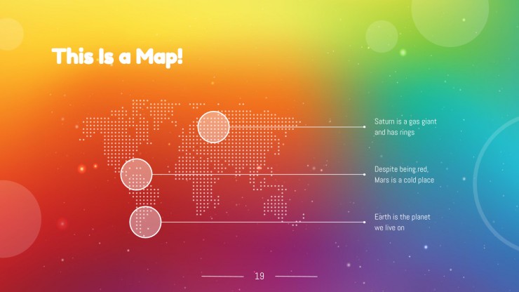 Rainbow Background Google Slides & PowerPoint Template