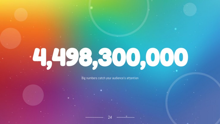 Rainbow Background Google Slides & PowerPoint Template