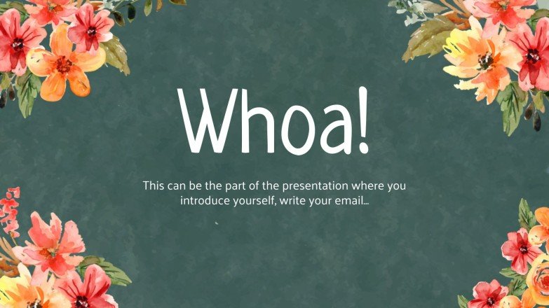 Watercolor Spring Forest | Google Slides & PowerPoint