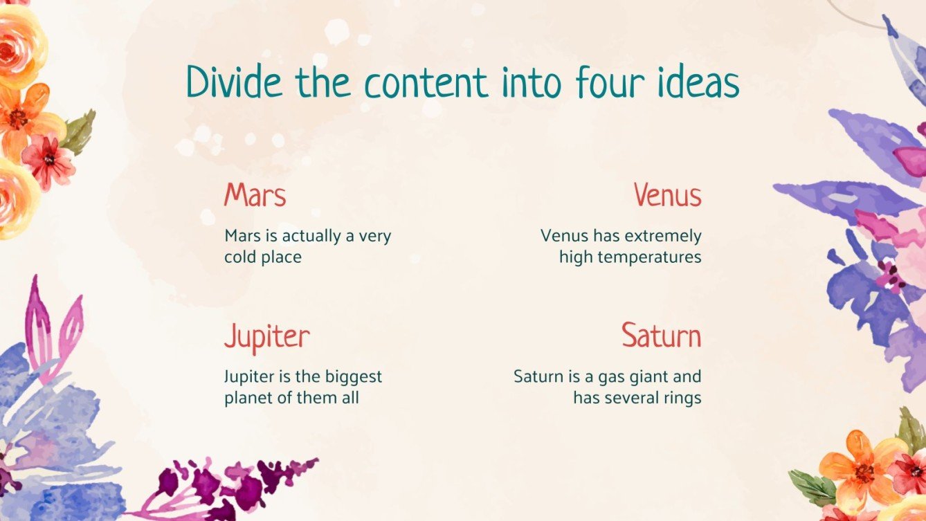 Watercolor Spring Forest | Google Slides & PowerPoint