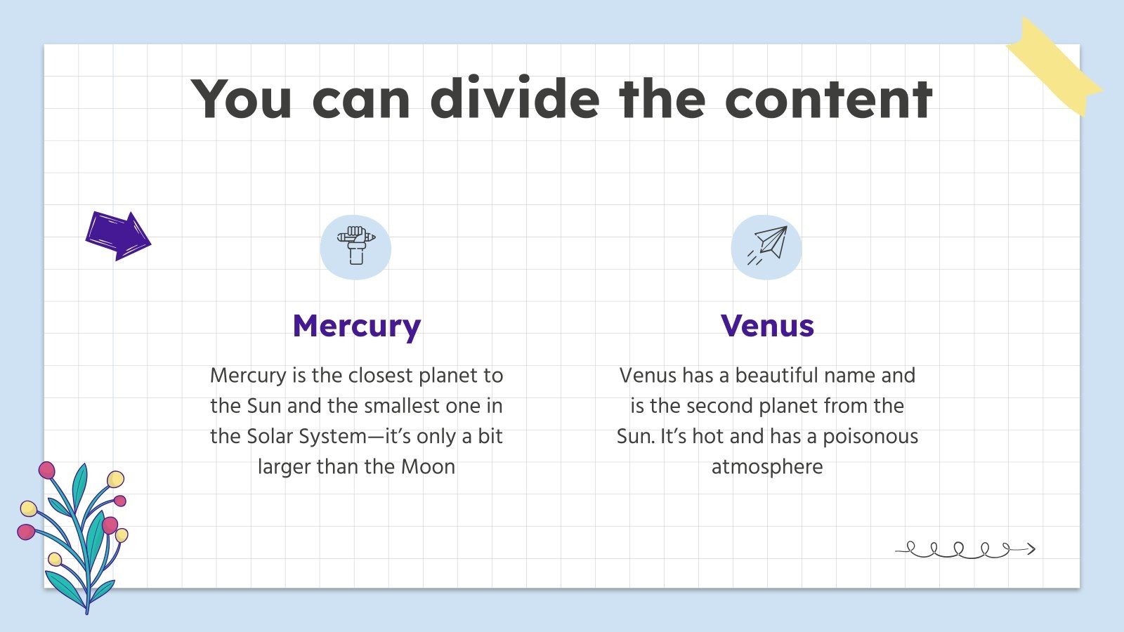 Cool Grid Notebook Template Presentation