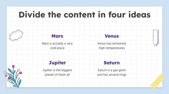 Cool Grid Notebook Template Presentation