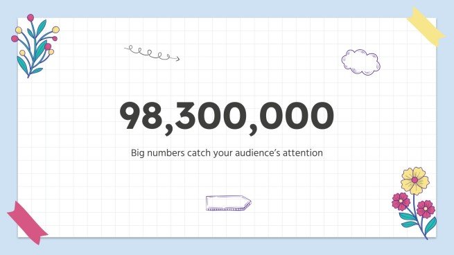 Cool Grid Notebook Template Presentation