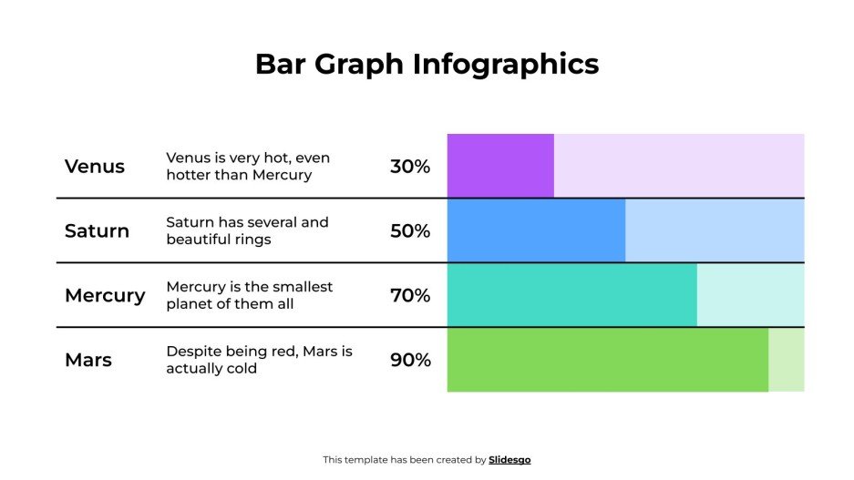 Bar Graph Infographics Template