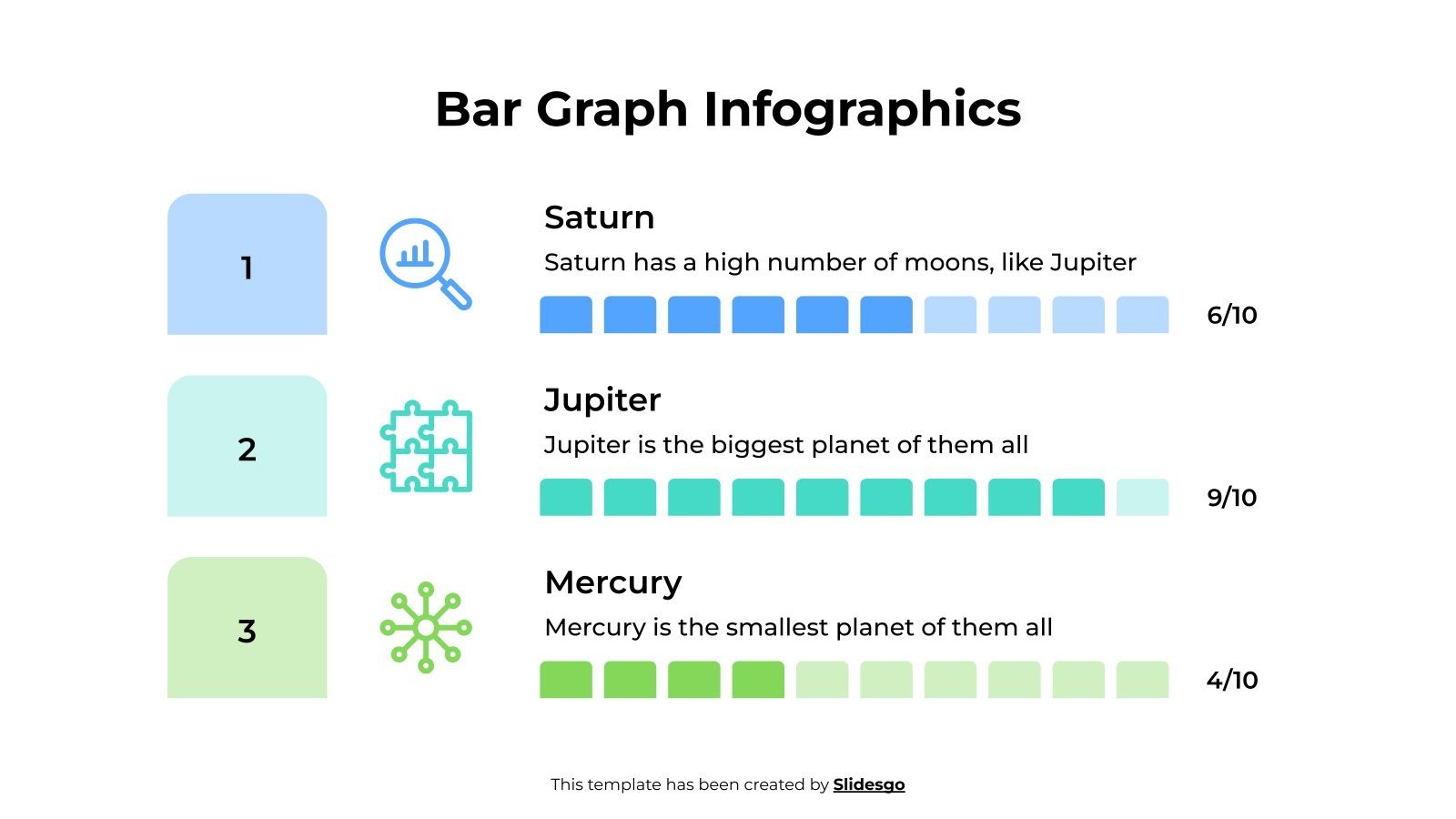 Bar Graph Infographics Template
