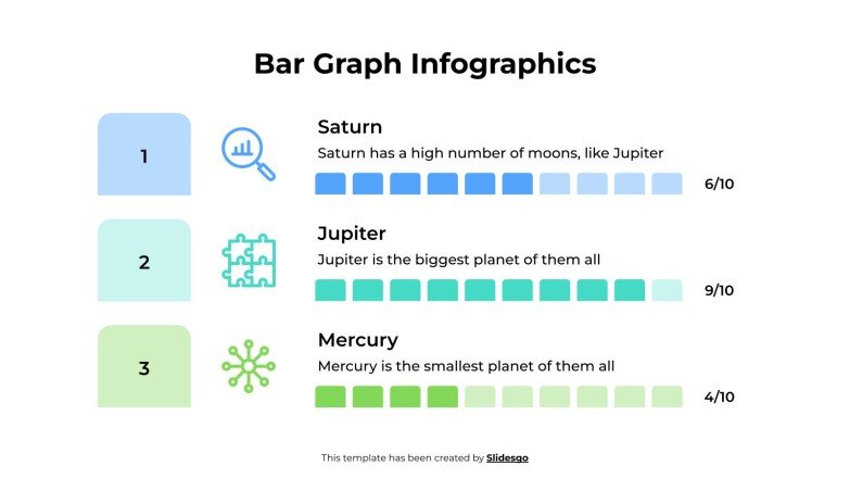 Bar Graph Infographics Template