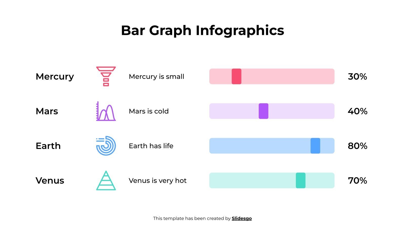 Bar Graph Infographics Template
