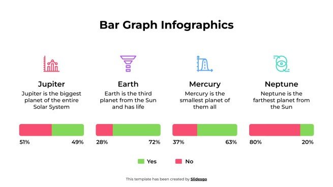 Bar Graph Infographics Template