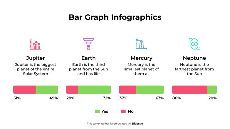 Bar Graph Infographics Template