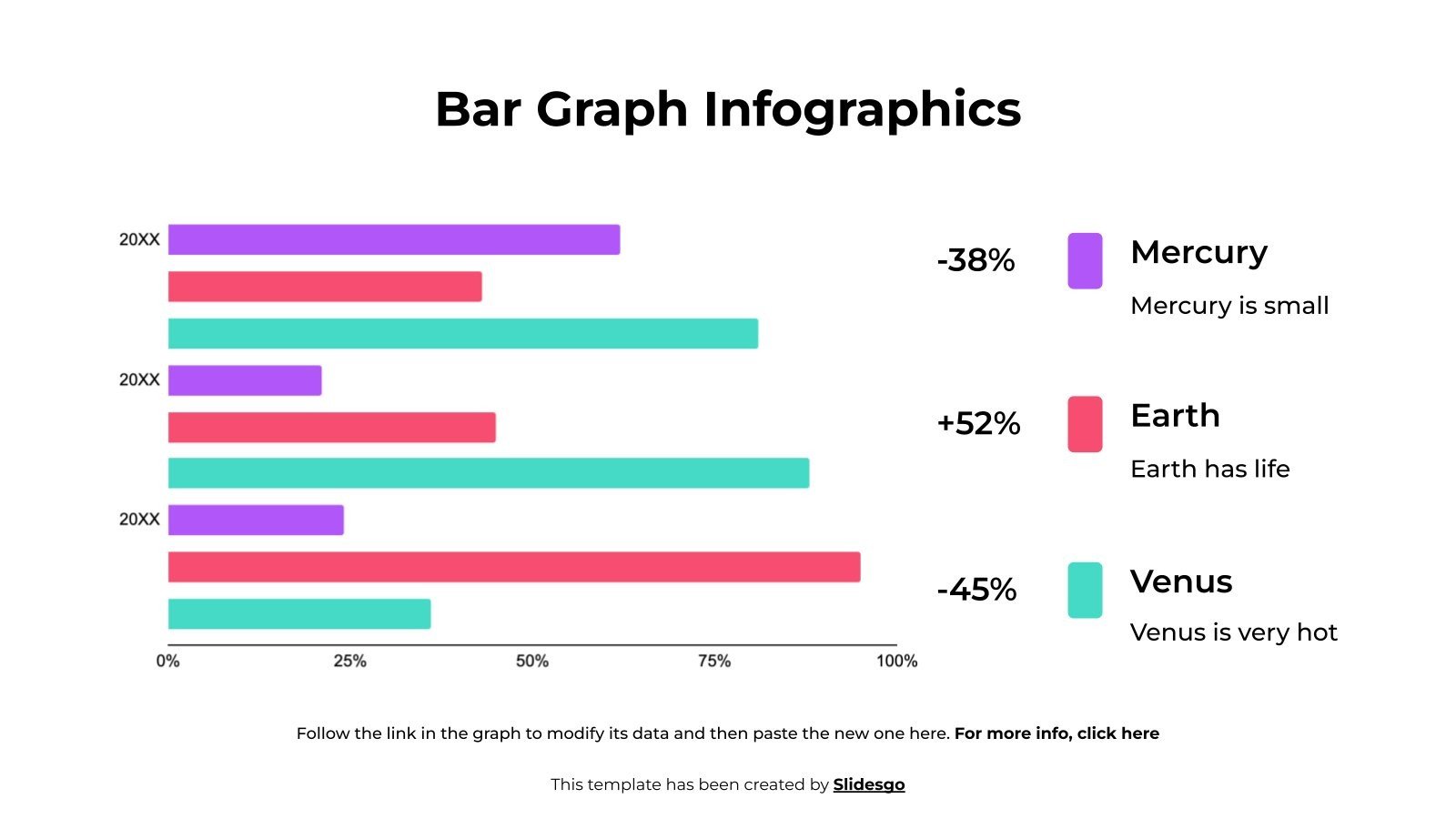 Bar Graph Infographics Template