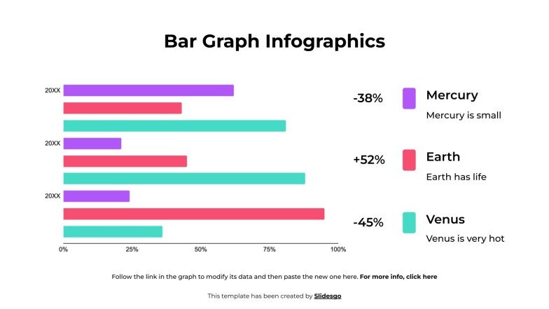Bar Graph Infographics Template