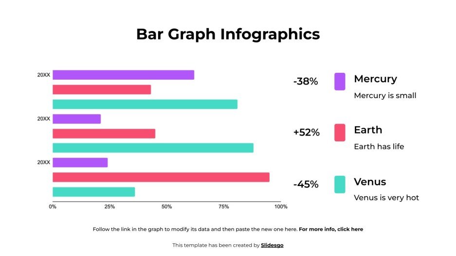 Bar Graph Infographics Template