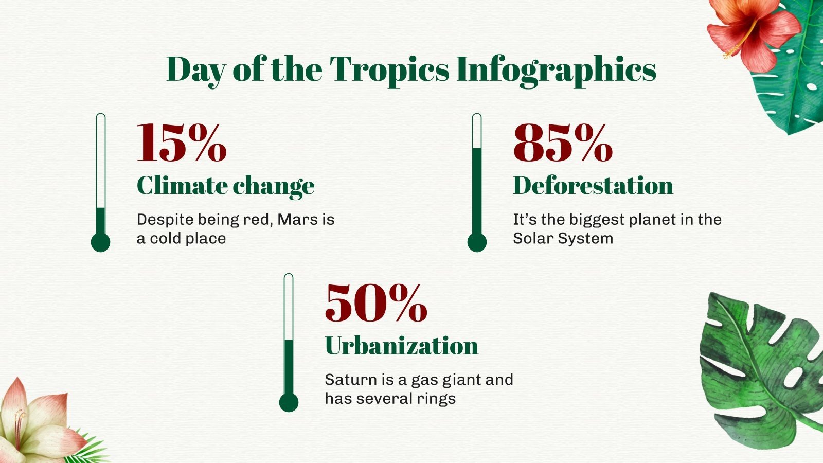 International Day of the Tropics Infographics