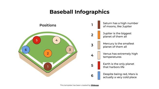 Baseball Infographics Template
