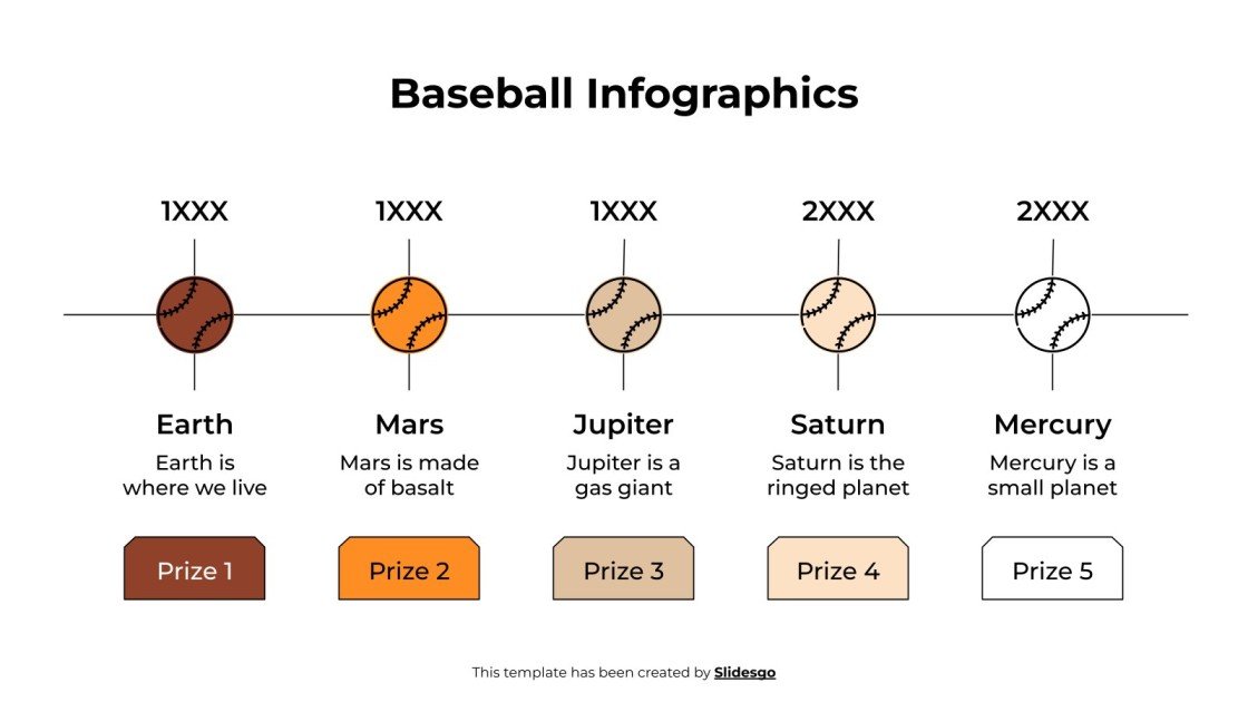 Baseball Infographics Template