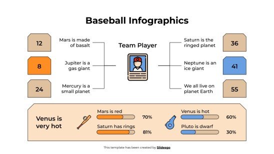 Baseball Infographics Template